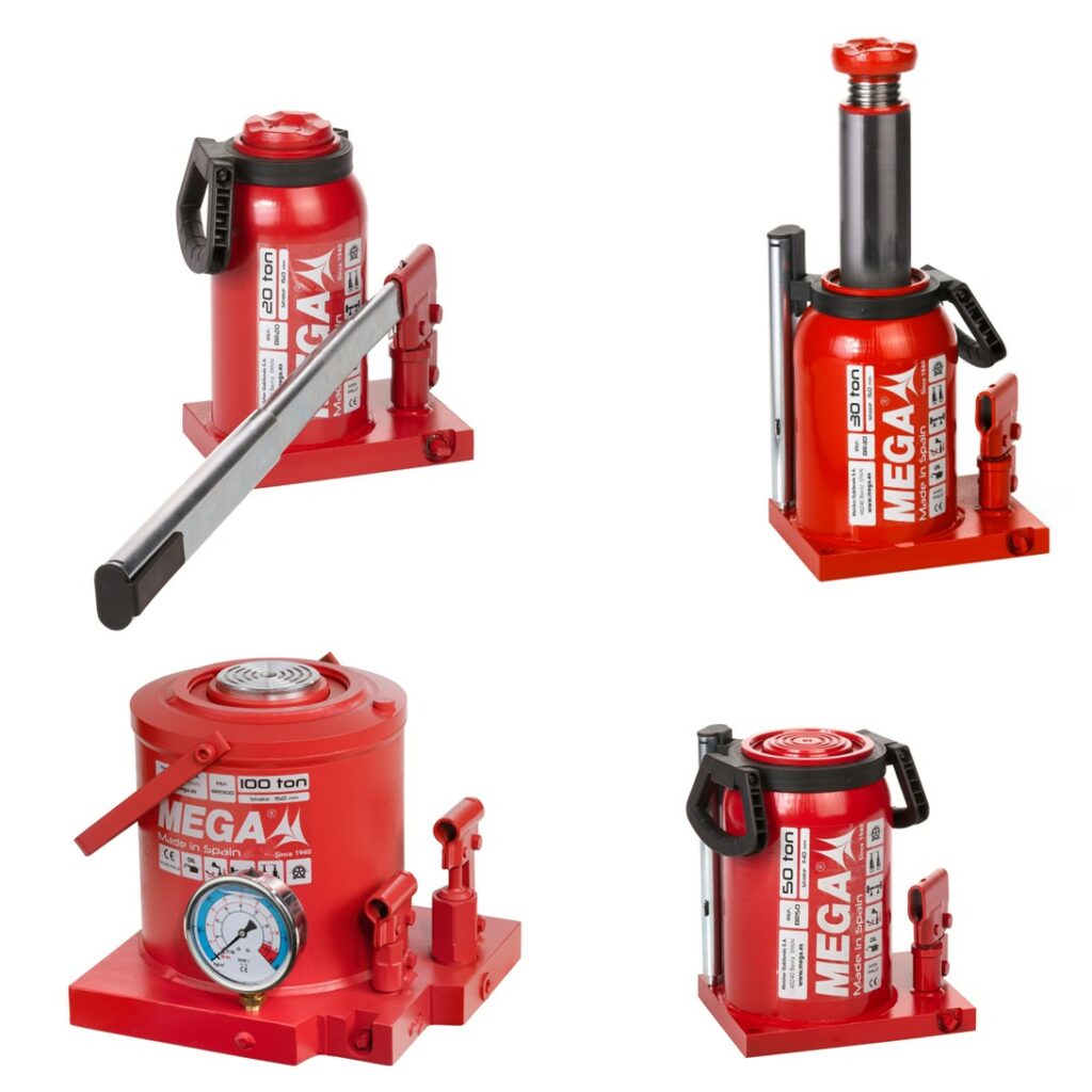 Gatos de botella 20-30-50-100 toneladas MEGA